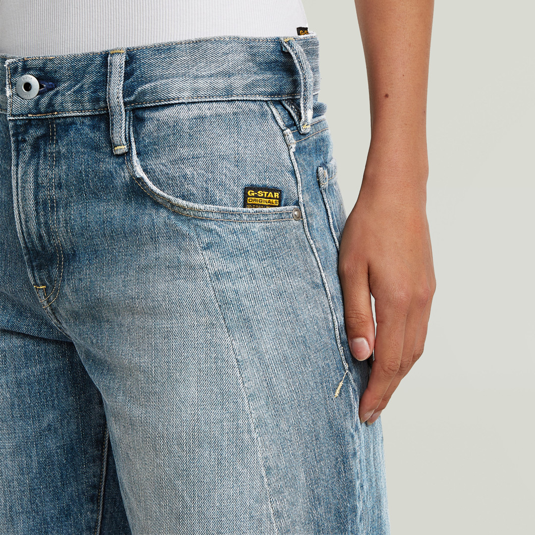 G-STAR ДАМСКИ ДЕНИМ CONTOR 3D LOOSE JEANS В ANTIQUE FADED PATINA BLUE ...