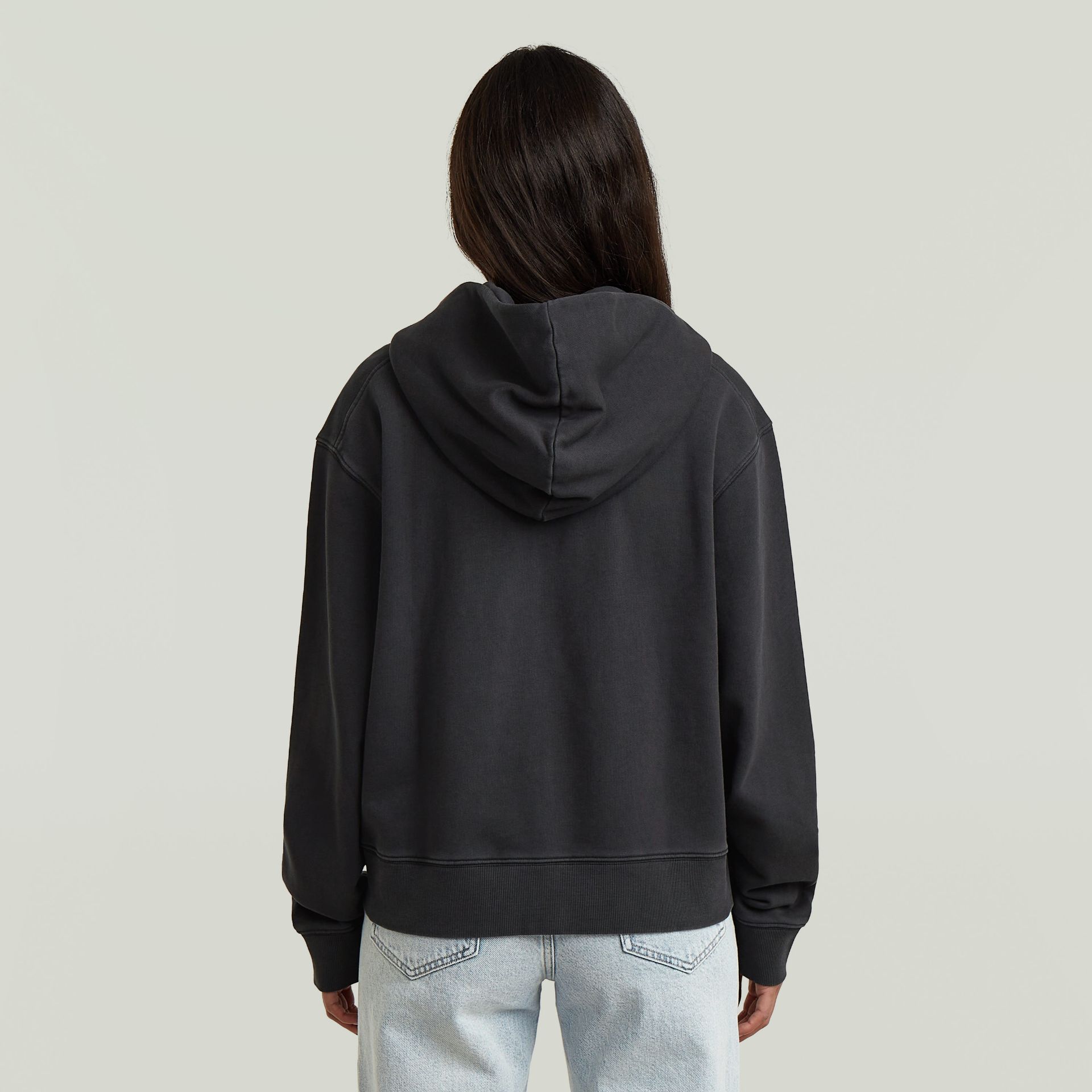 G-STAR ДАМСКИ СУИТШЪРТ MODERN BASIC RELAXED HOODED ZIP THRU SWEATER В ...