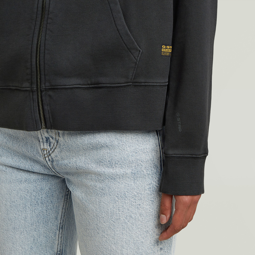 G-STAR ДАМСКИ СУИТШЪРТ MODERN BASIC RELAXED HOODED ZIP THRU SWEATER В ...